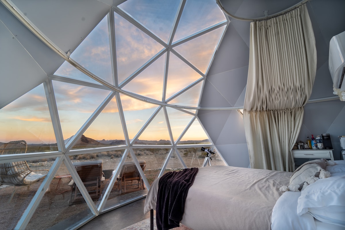 Luxury Glamping Dome - Big Bend - Dome 1 - Sirius - Dome houses for ...