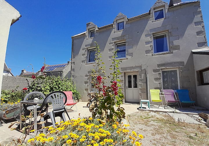 Chambre Ambre Dans Gîte Ty Mab - Ile De Sein - Île de Sein