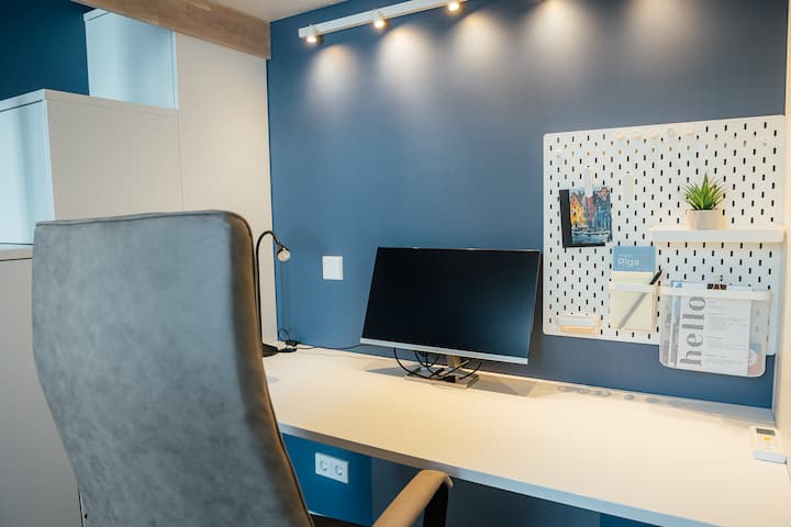 Digital Nomads / Modern Loft New / Ac / Top Area - Riga