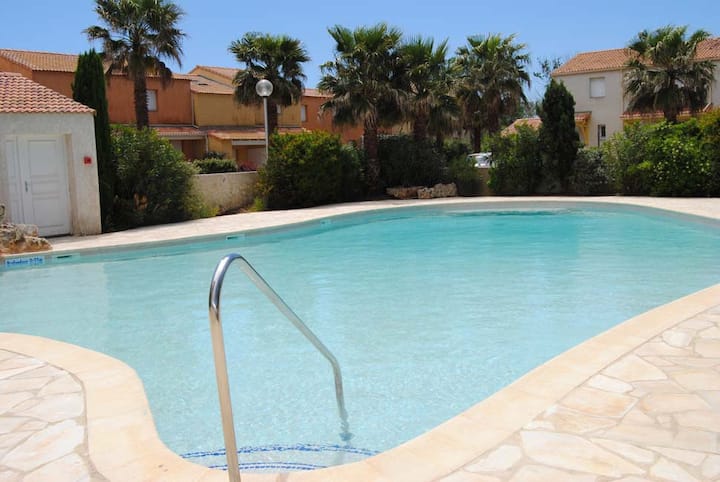 Maison Dans Résidence Avec Piscine - Valras-Plage