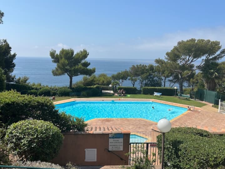 Appartement Terrasse Vue Mer Piscines Tennis, Mer. - Toulon