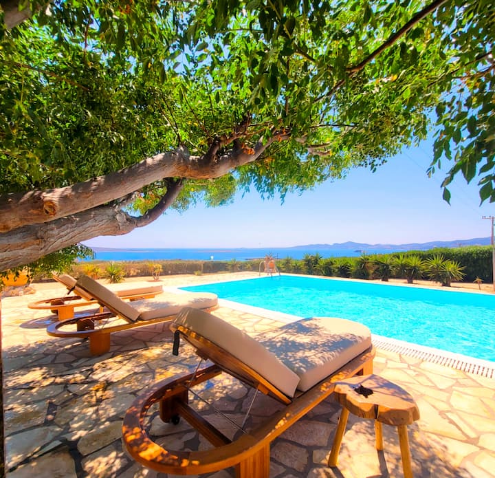 Paros Afrodite Luxury Villas, Pool Spa View 10-12p - Antiparos