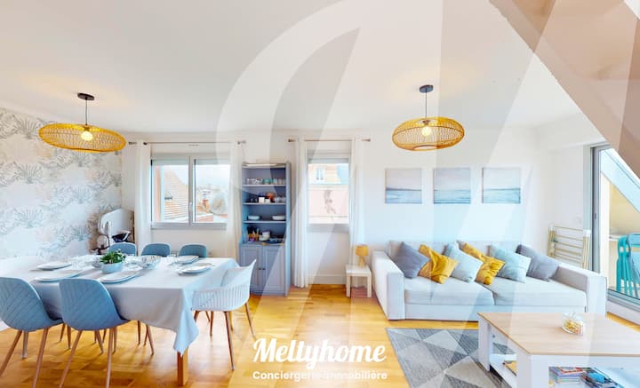 Superbe Duplex Familial - Parking - Plage à Pied - Courseulles-sur-Mer