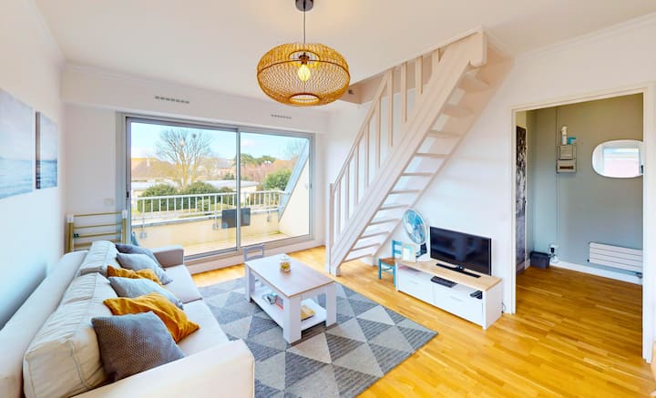 Duplex Familial Lumineux, Plage à 5 Min à Pied - Courseulles-sur-Mer