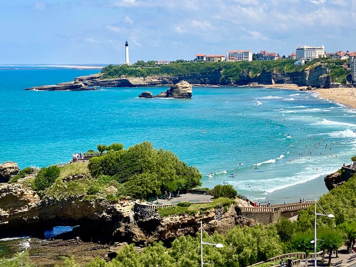 Superbe Loft Surplombant L'océan – Clim + Parking - Biarritz