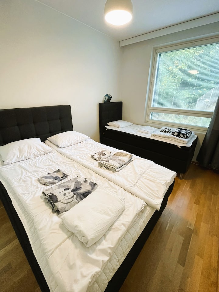 Modern Turku Retreat, Private Sauna And Balcony - Turku