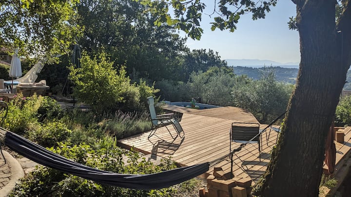 Maison Familiale - Vue Exceptionnelle Et Piscine - Forcalquier