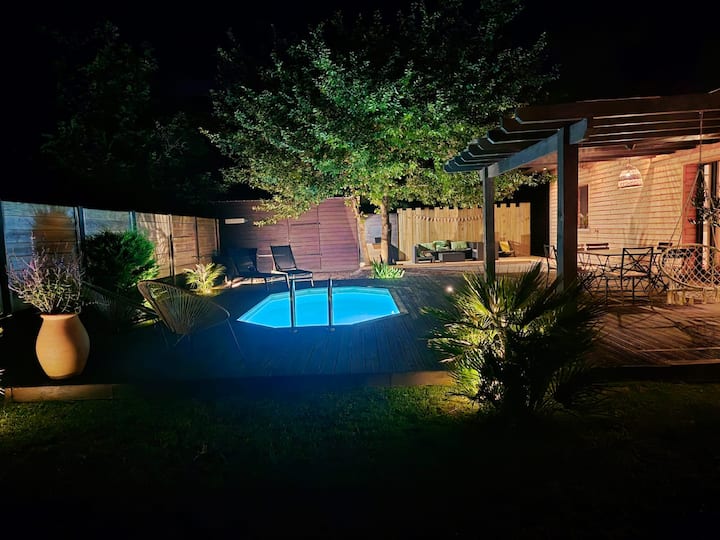 💥Maison Chaleureuse Avec Piscine à Carcans 💥 - Carcans