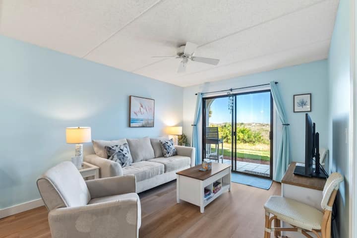 Ocean Front Ground Floor End Unit, Steps To Beach - St. Augustine Beach, FL