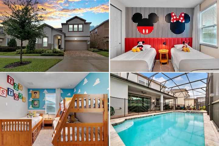 5bd /4.5 Ba Sleeps 12! Solara Resort (1760 Sp) - Lake Buena Vista, FL