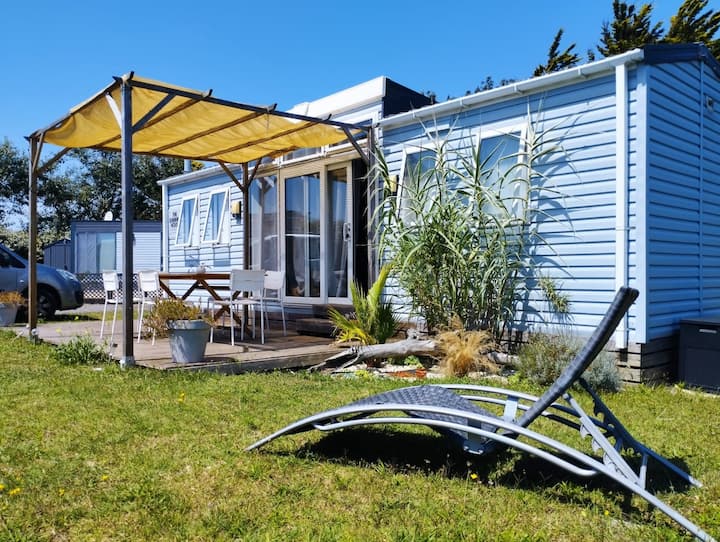 Mobil Home 5 Personnes 100 Mètres De  La Plage - Plomeur