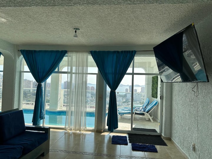 Casa Con Alberca Privada Y Vista Al Mar Por Babyo - Acapulco