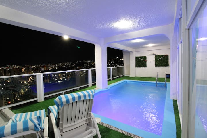 Casa Con Alberca Privada Y Vista Al Mar Por Babyo - Acapulco