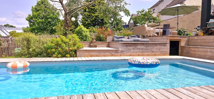 Maison Année 30 Avec Piscine Centre Ville Vannes - Vannes