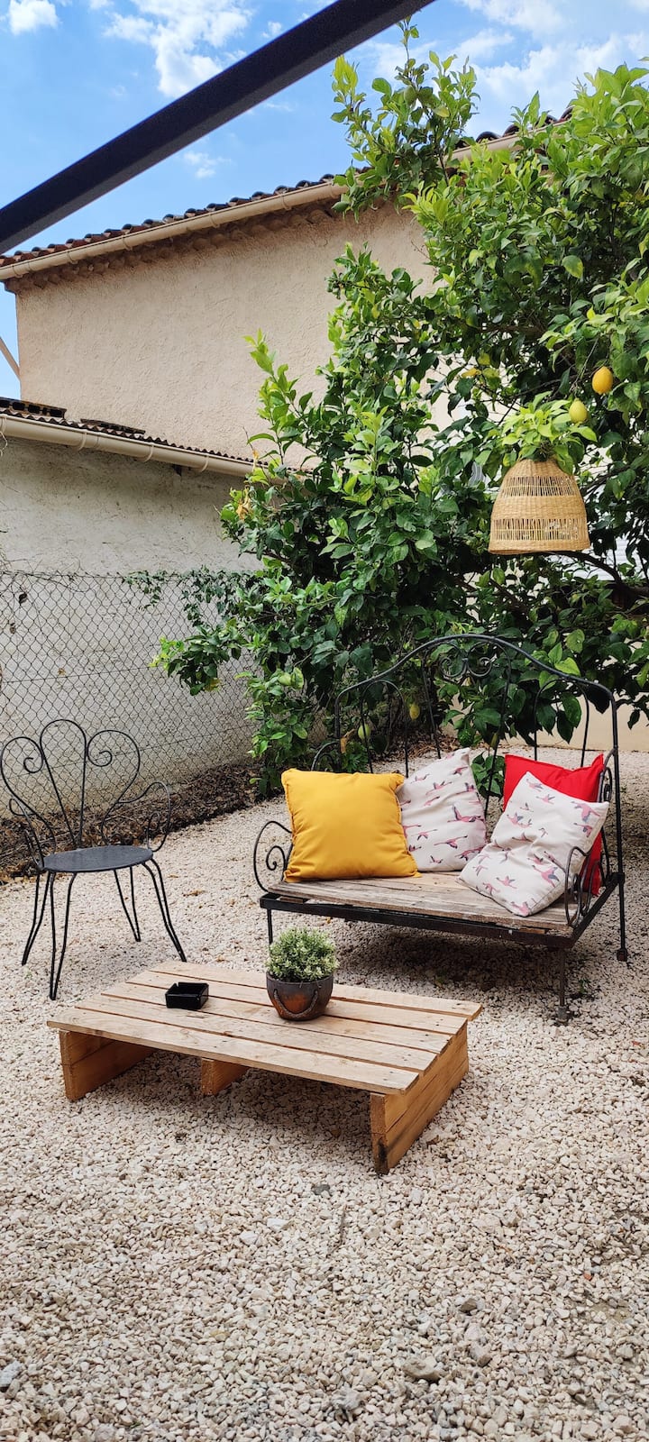 " Les Citronniers" Appartement Avec Jardin - Giens