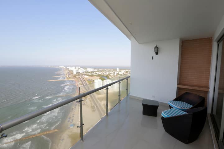 Acogedor Apartamento Con Espléndidas Vistas - Cartagena
