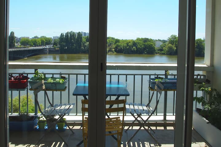 Appartement 72m2, 4 Pièces Cosy - Vue Sur La Loire - Nantes
