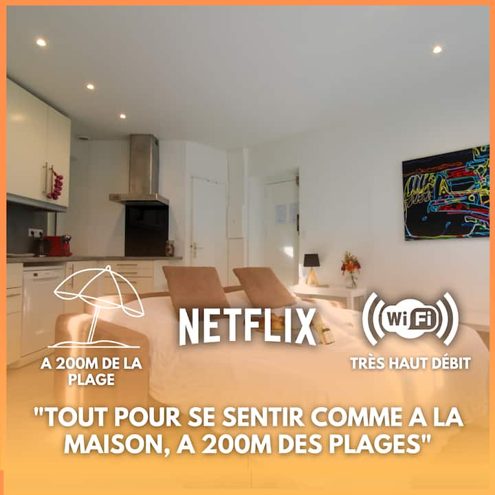 Le Clemenceau #Cosy #200m Des Plages #Wifi - Cannes