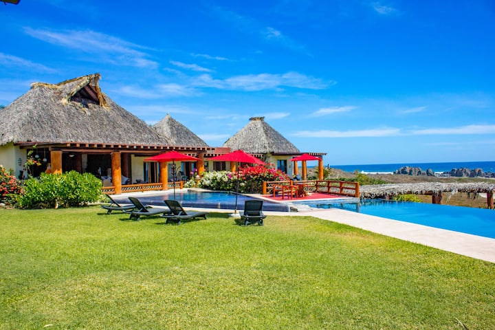 Villa Irekua | Luxury Beachfront Retreat - Michoacán