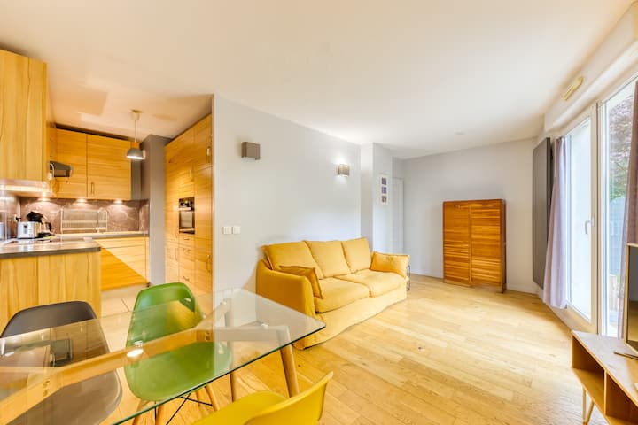 Métro L13 à 300m, Parking Gratuit, 2 Pièces Jardin - Montrouge