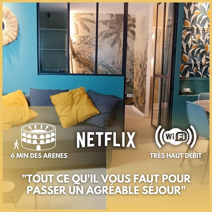 Magnifique T2 à 6 Min à Pied Des Arènes De Nîmes - Nîmes