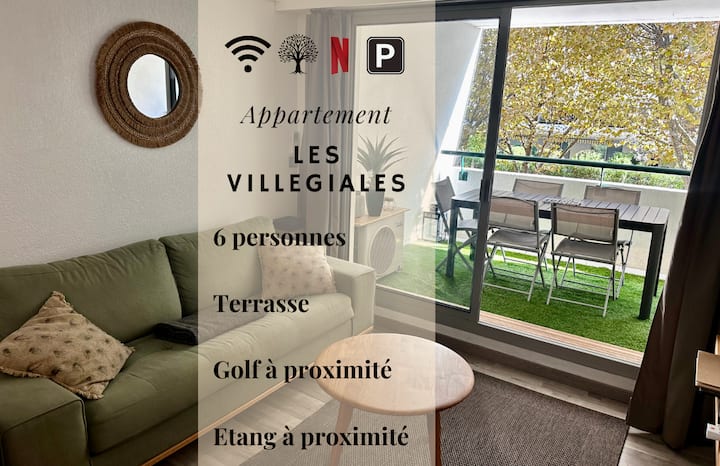 085 - Les Villégiales - 6 Pers - Piscine - Golf - La Grande-Motte