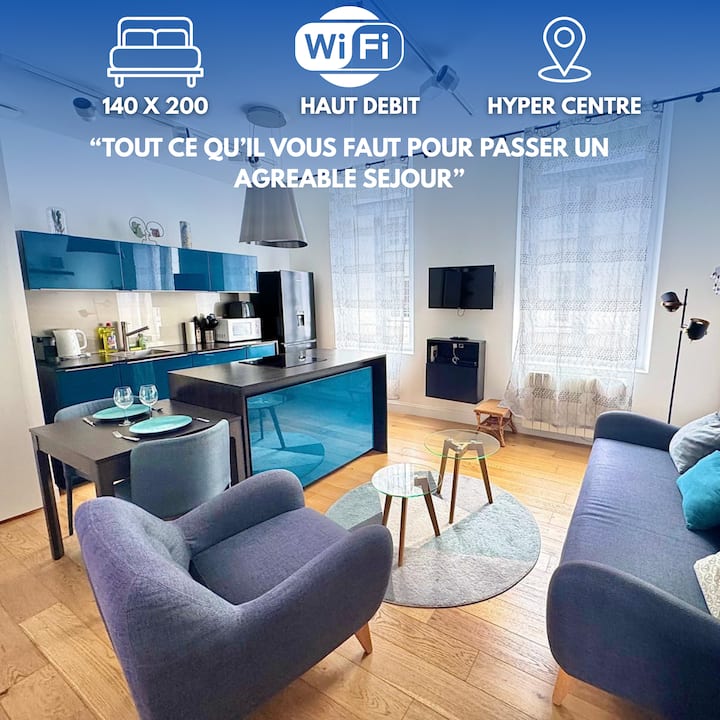 Cocon Lumineux Aux Reflets Bleus-centre Amiens - Amiens