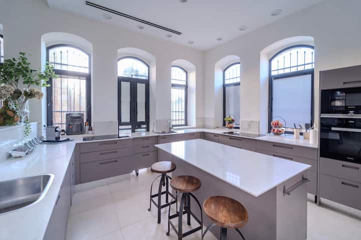 Historical Luxury House With A Panoramic Rooftop - Jérusalem