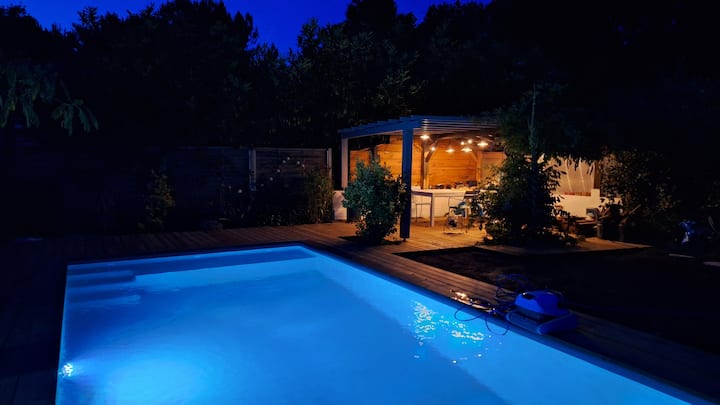 Maison Familiale Classée 3* Piscine La Margabe - Biscarrosse