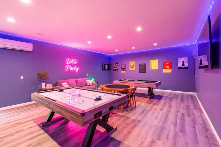 Unique Pool, Spa, Firepit, Gameroom @Mariamsbnb - Morongo Valley, CA