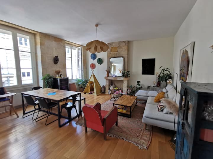 Family 3br | Ac | Chartrons-jardin Public | Tram - Bordeaux
