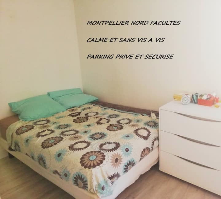 Agréable Studio Proche Facultés Avec Parking - Montpellier