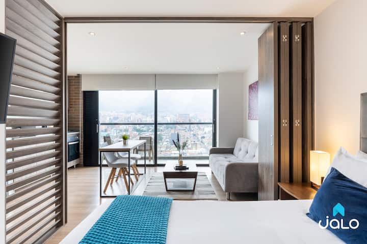 72hub By Jalo | Cozy Apt - Study Area, Gym & Pool - Colombia