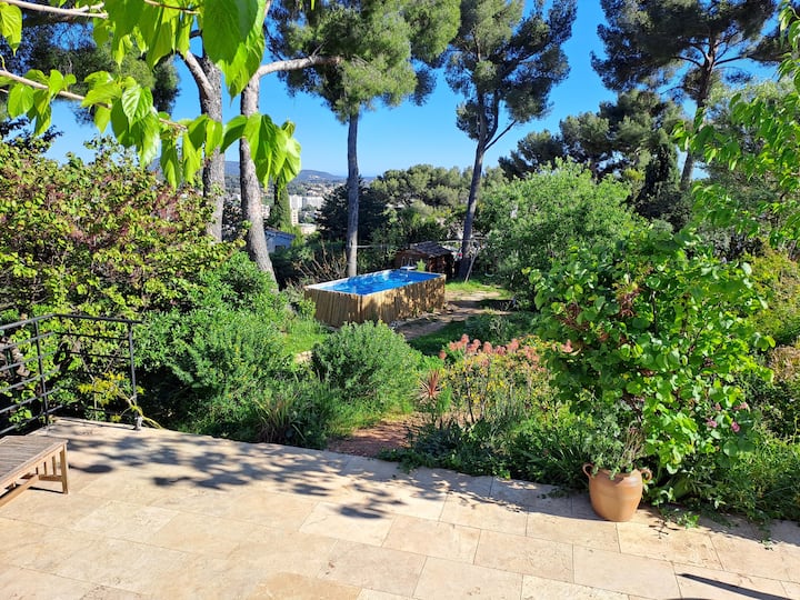 Villa - Vue Mer - Clim - Piscine - 10 Min Plages - Var