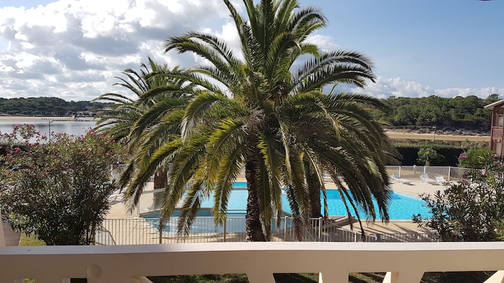 Bel Appartement. Vue Sur Lac Et Piscine - Vieux-Boucau-les-Bains