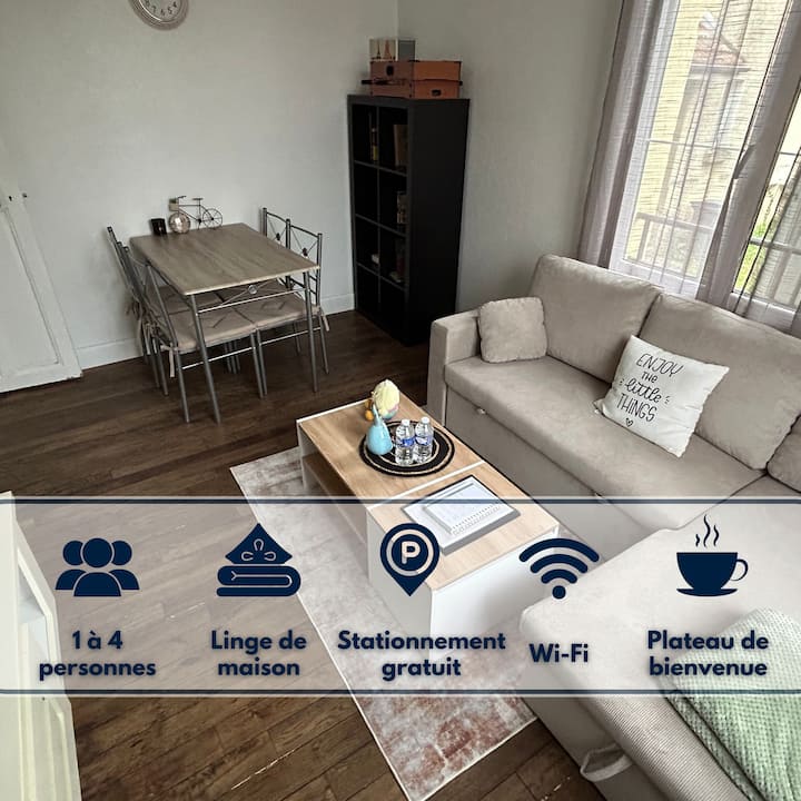 Logement Calme + Stationnement - Troyes