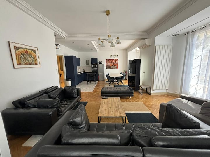 Appart Familial 110m2 Proche Plage 7 Pers - 주엉 레 빵