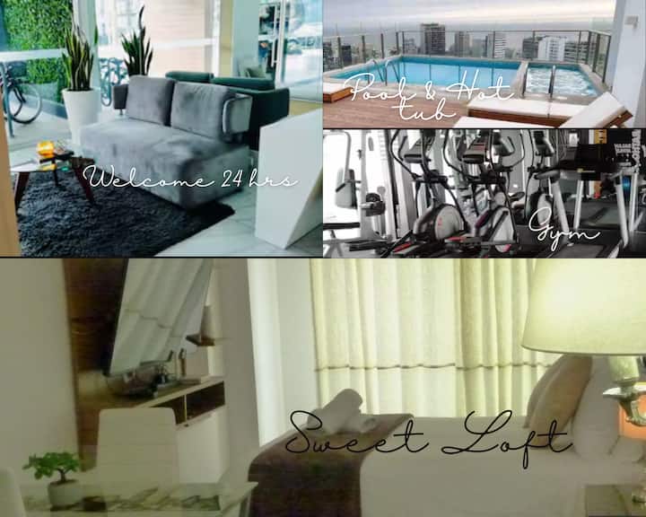 Sweet Loft Panoramic View Barranco Miraflores - Perú