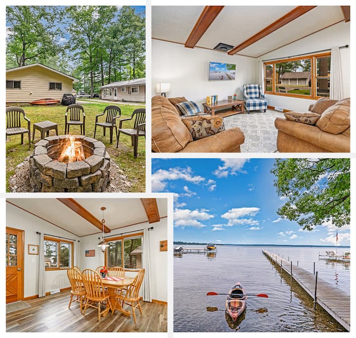 Walk To Lake | Kayak | Fire Pit | Cozy Getaway - Higgins Lake, MI
