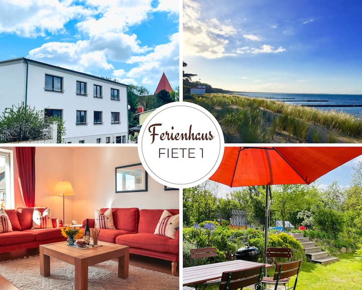 Rügen - Ferienhaus Fiete 1 Für Familie & Hund - Sagard
