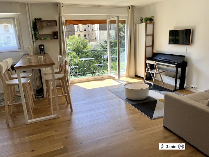 Paris: Superbe Appartement Avec Belle Vue Jardin - Paris
