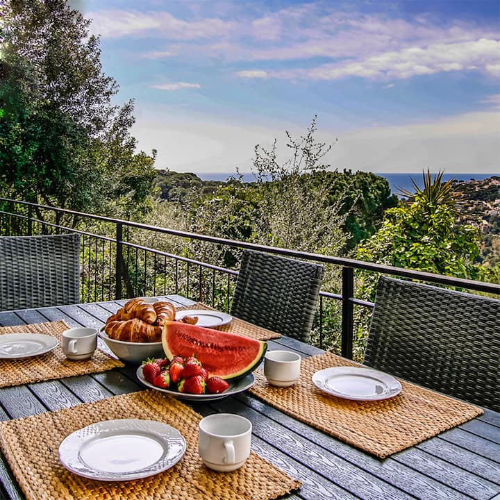 Apartment With Sea View And Shared Pool, Calm - Costa Brava