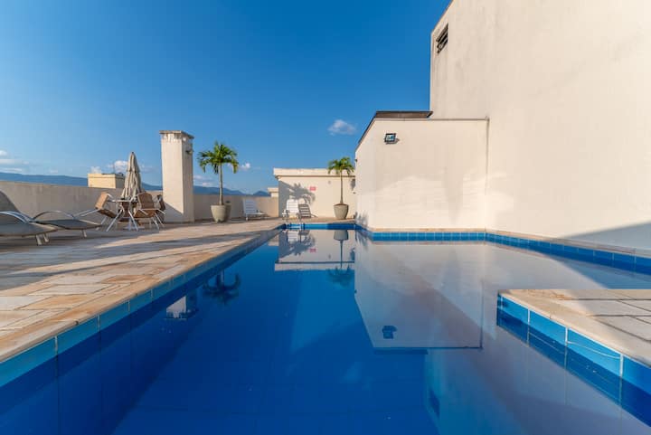 Adorável Cobertura! 3 Suítes, Ar, 2 Vagas, Praias! - Ubatuba