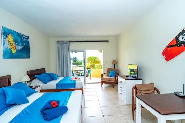 Kite Beach Oceanfront Adjoining Studios - Cabarete