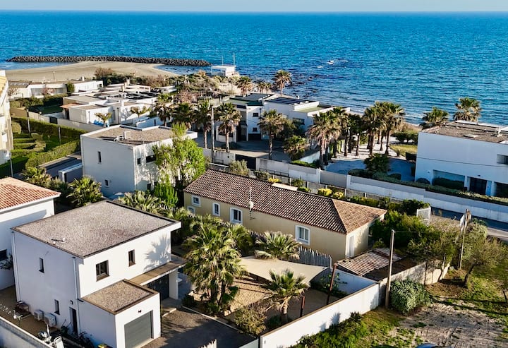 Moderne Villa Mit Beheiztem Pool 50m Vom Strand, Ruhig & Zentral - Grau d'Agde