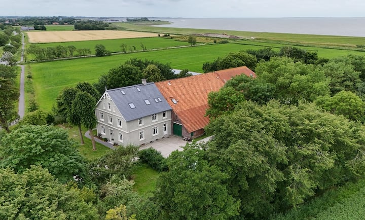 Ferienwohnung Hof Seewind-5 Gehminuten Zur Nordsee - Bensersiel
