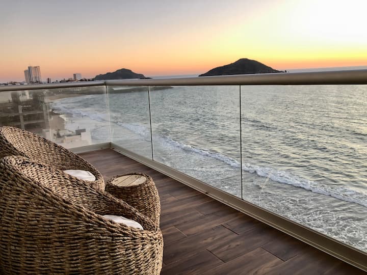 Marinadelsol10a/vistaalmar/piedeplaya - Mazatlán