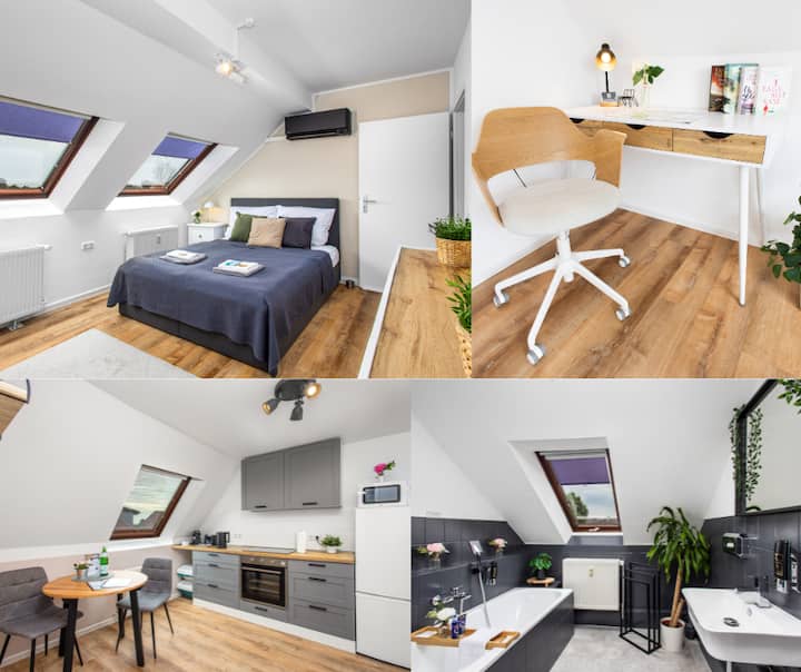 Style-apartment - Klimaanlage - Küche - Wlan - Tv - Magdeburg