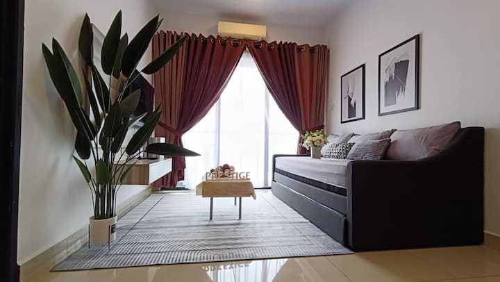 Prestige Sky 1 Bedroom A13-10 | High Floor |Wifi - Kelantan