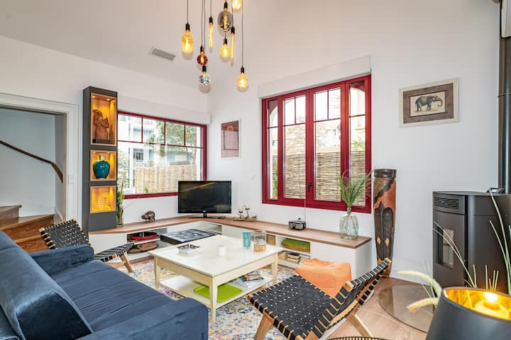 Arcachon Maison 2e Ligne Accès Privé Plage 50m - La Teste-de-Buch